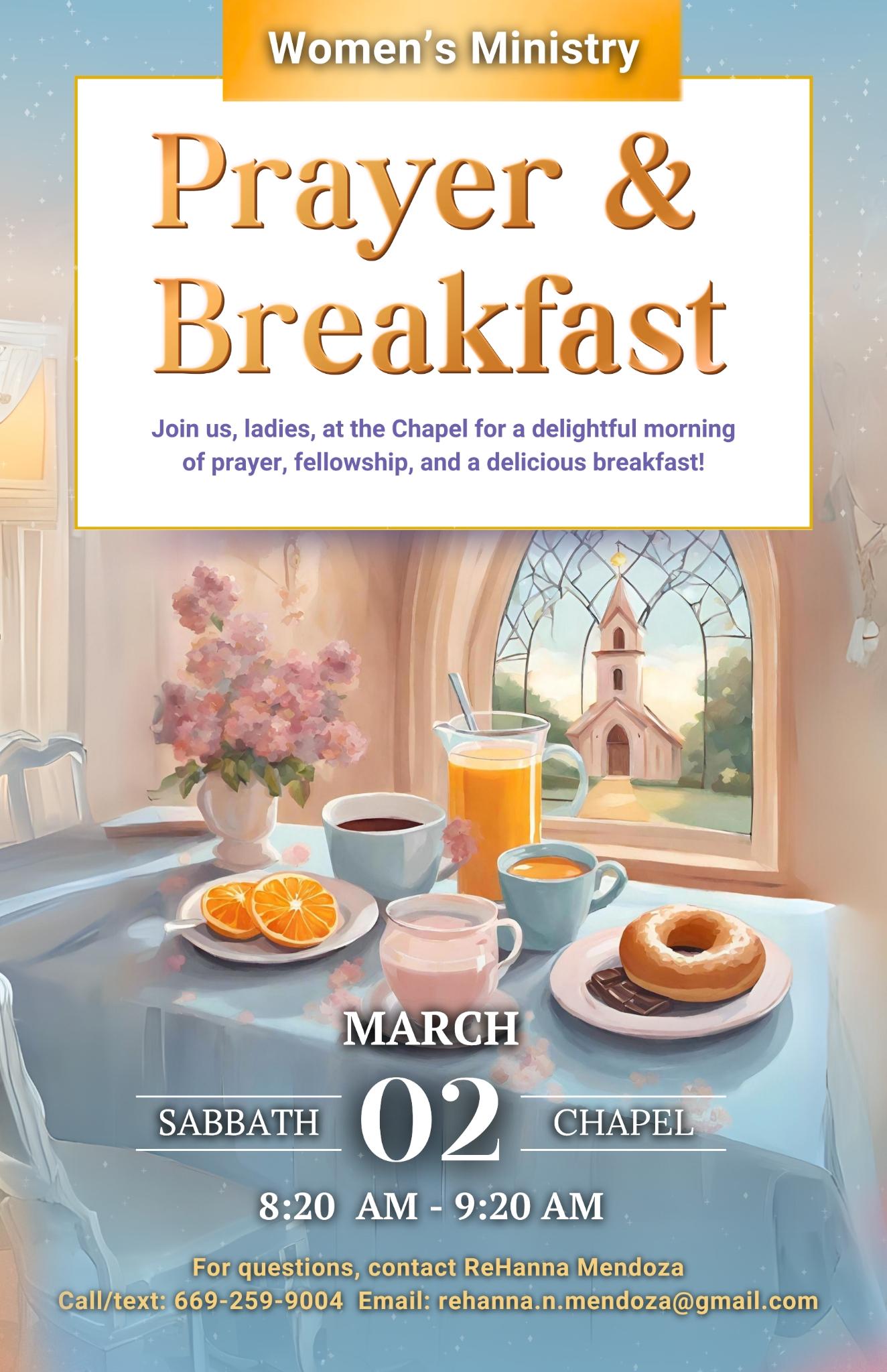 Women’s ministry prayer breakfast